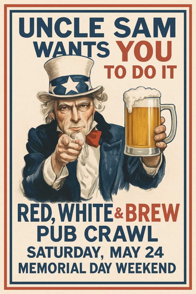Get Tickets to Do The Red, White, & Brew Pub Crawl - Pub Crawls | Bar ...